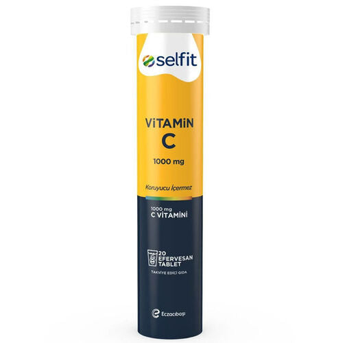 Selfit C Vitamini 1000mg 20 Efervesan tablet – Stay Beautiful